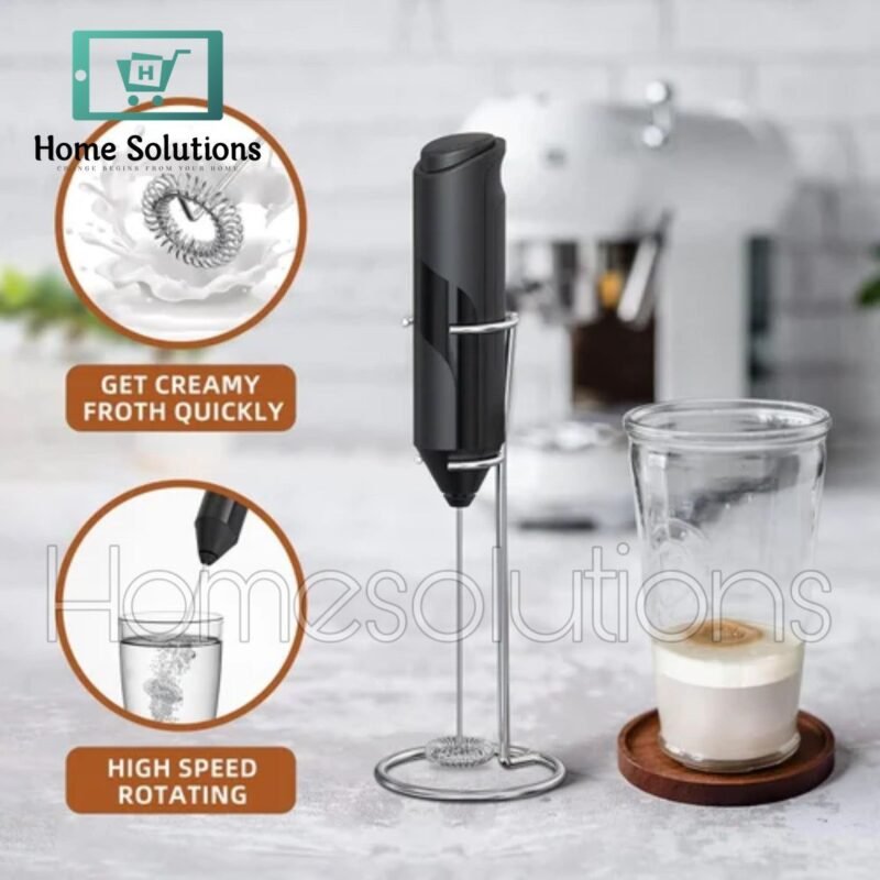 Battery Operated Milk Forther With Stand. - Home Solutions
